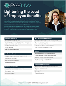 Benefits Management | Cloud-Based HCM Platform | PayNW